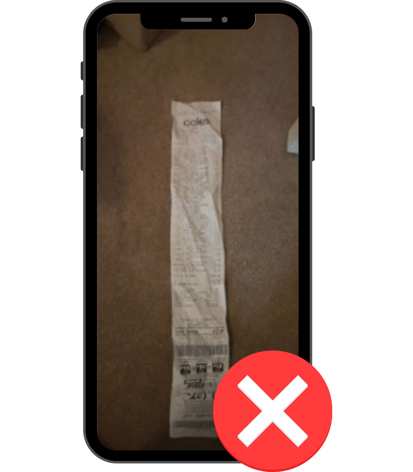 I don't think my receipt is blurry or unreadable, why is it rejected ...