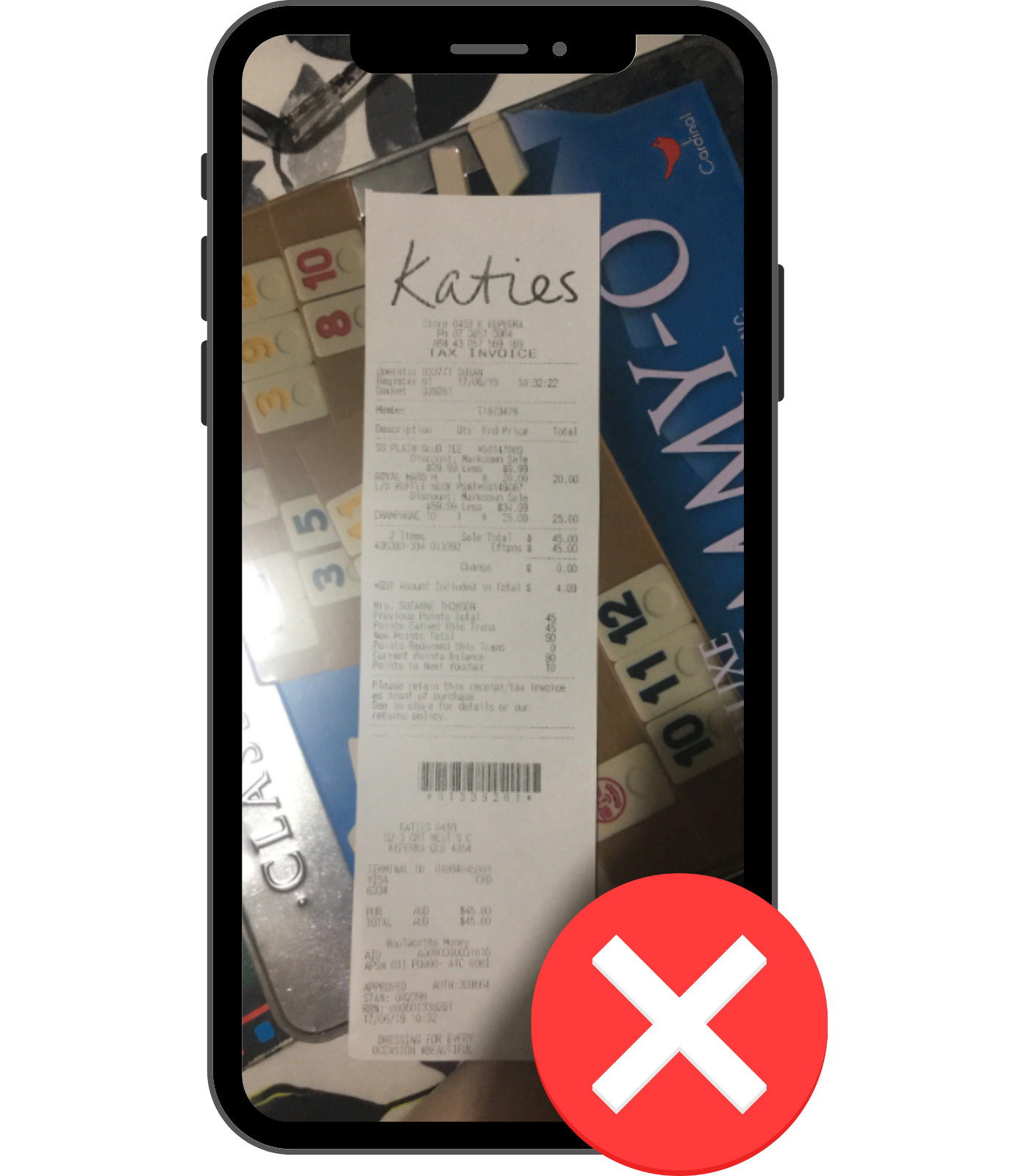 I don't think my receipt is blurry or unreadable, why is it rejected ...